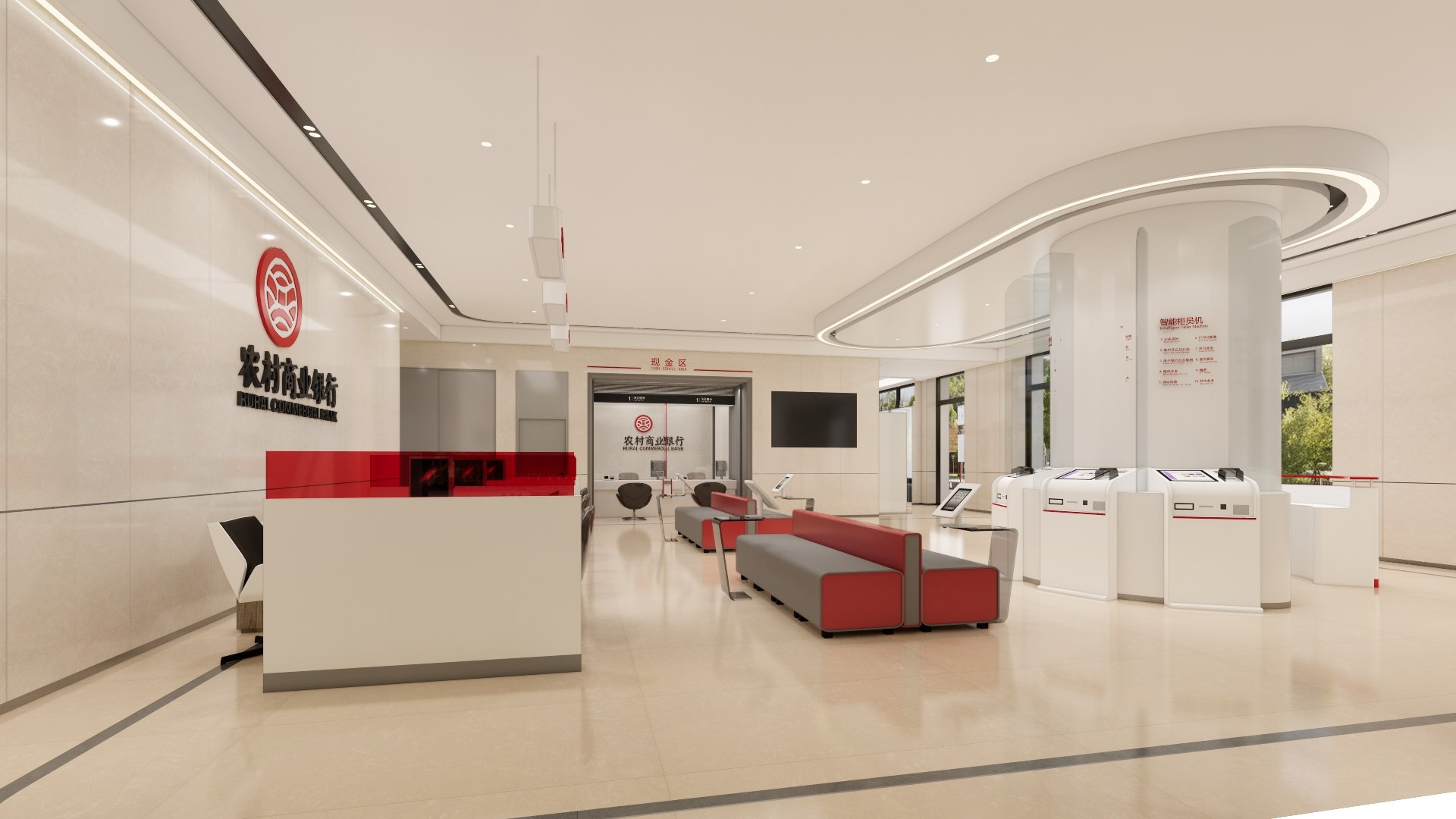 3D Bank Room Interior-A2 Model - TurboSquid 2137796