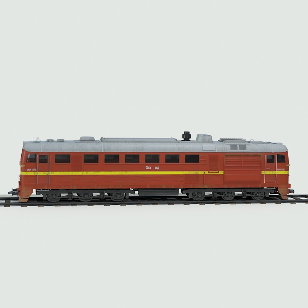 M62 Diesel Locomotive 3d 3ds