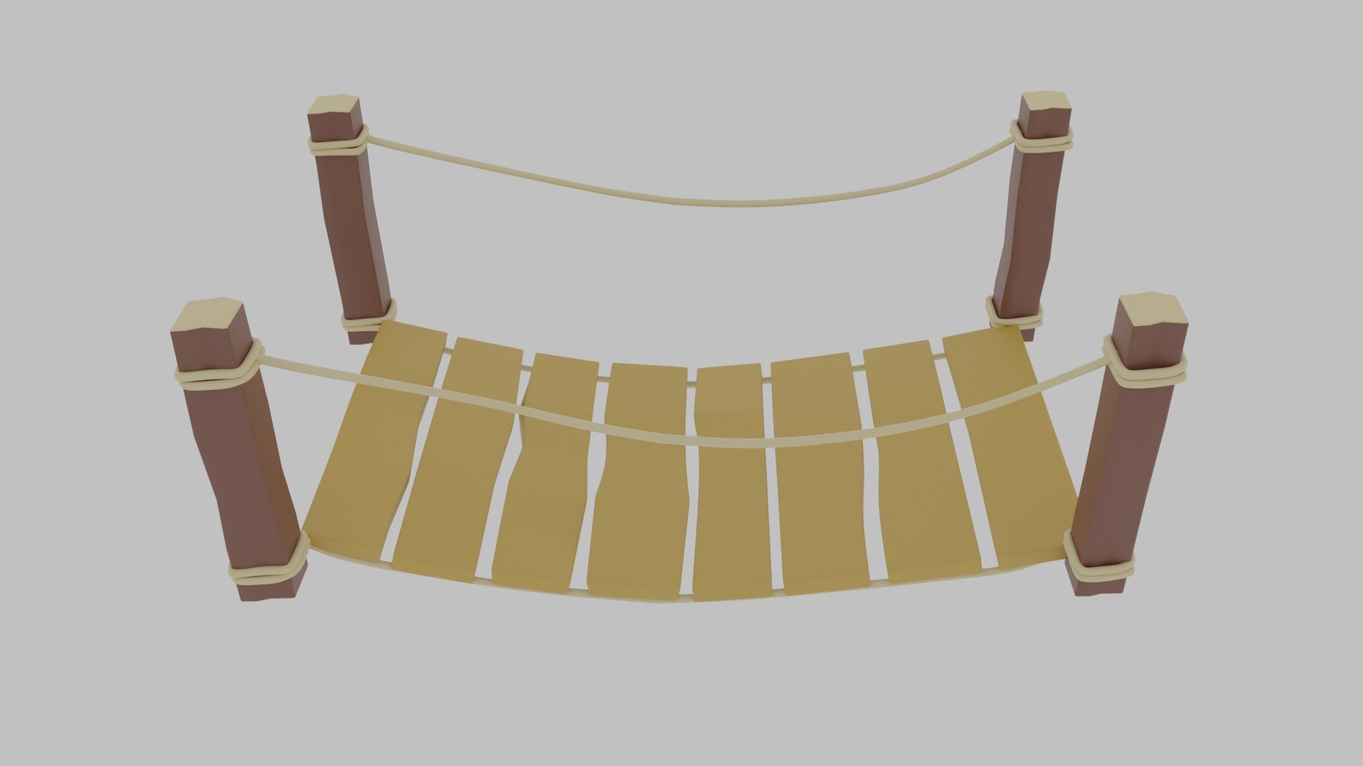 Cartoon Bridge 3D Model - TurboSquid 2017935