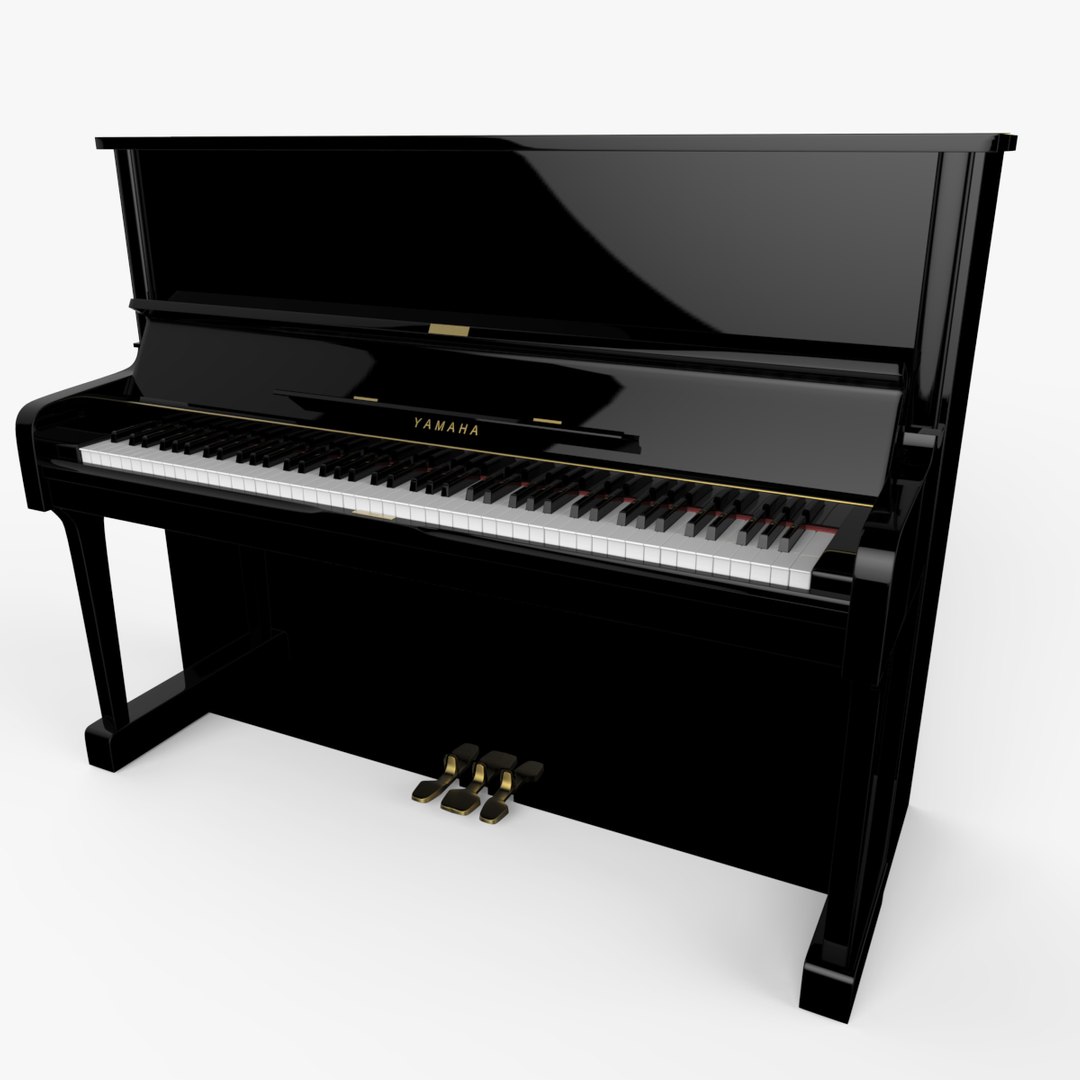 3d Upright Piano
