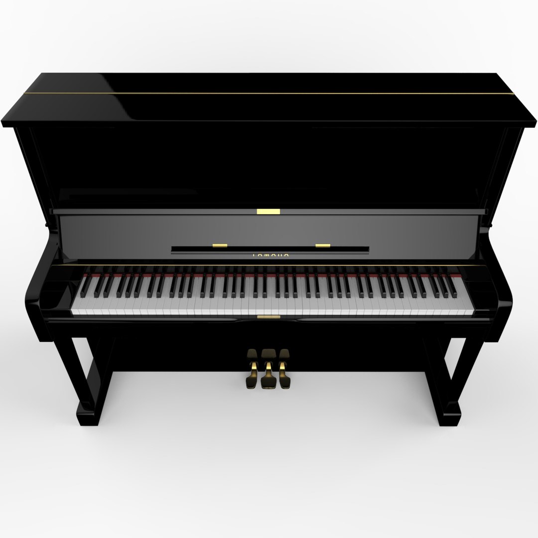 3d Upright Piano