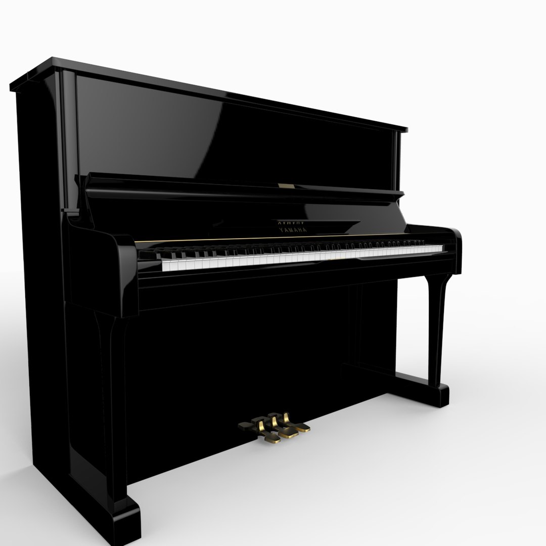 3d Upright Piano