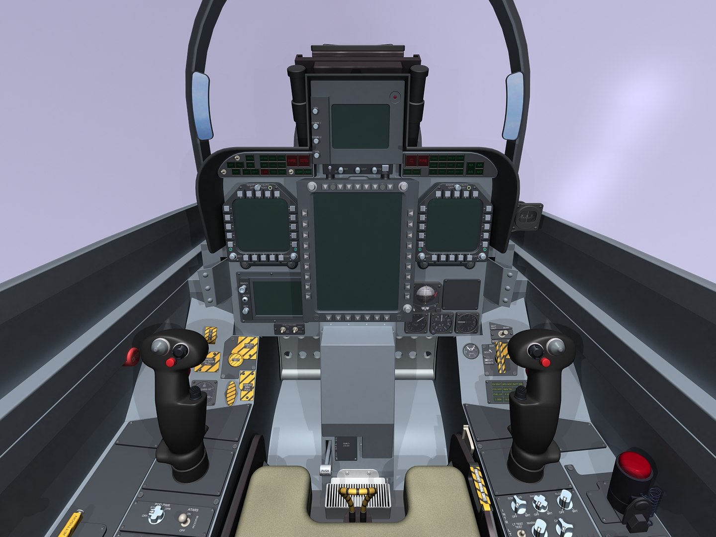 3d Super Hornet Cockpit Fuselage