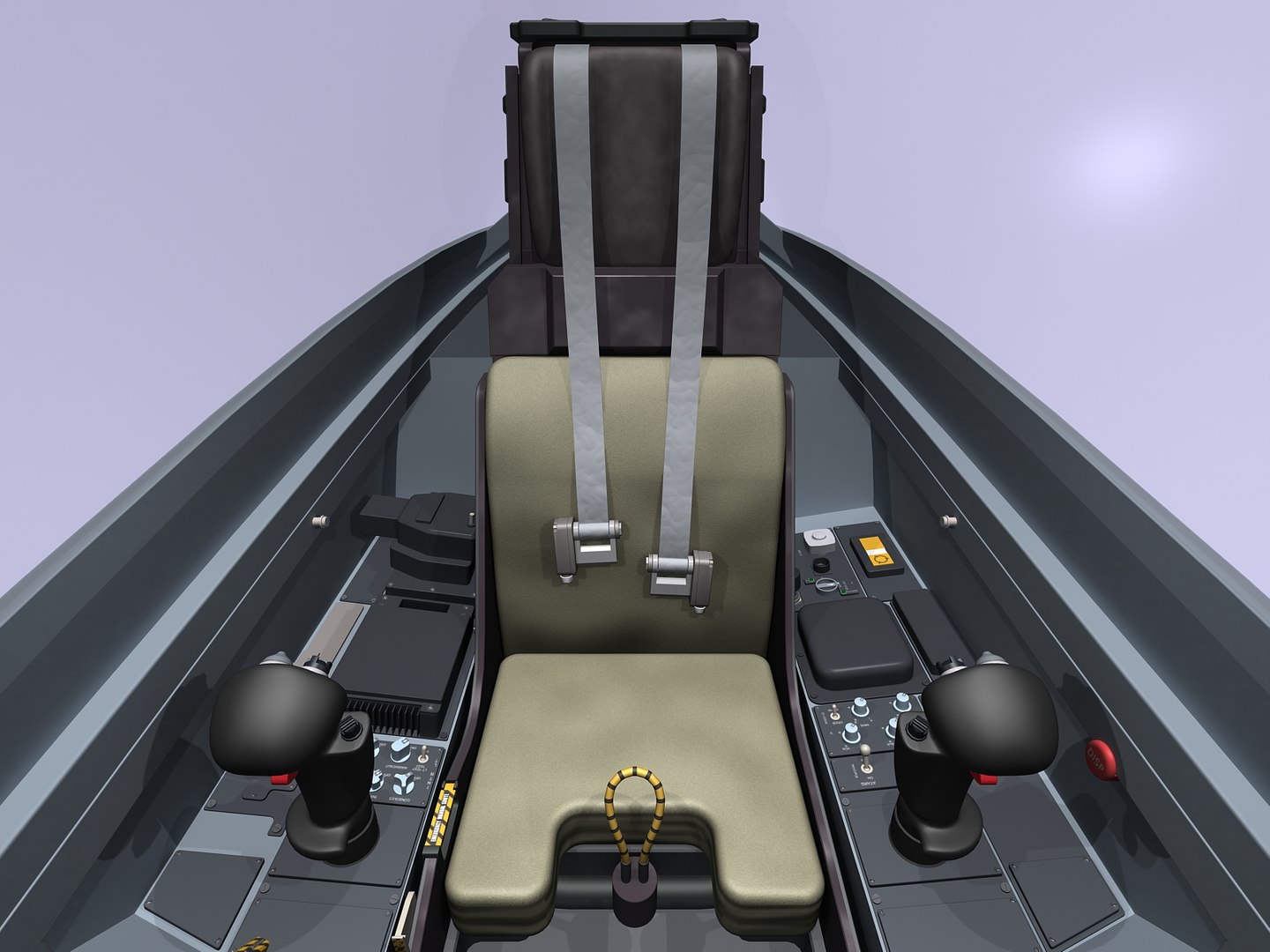 3d super hornet cockpit fuselage