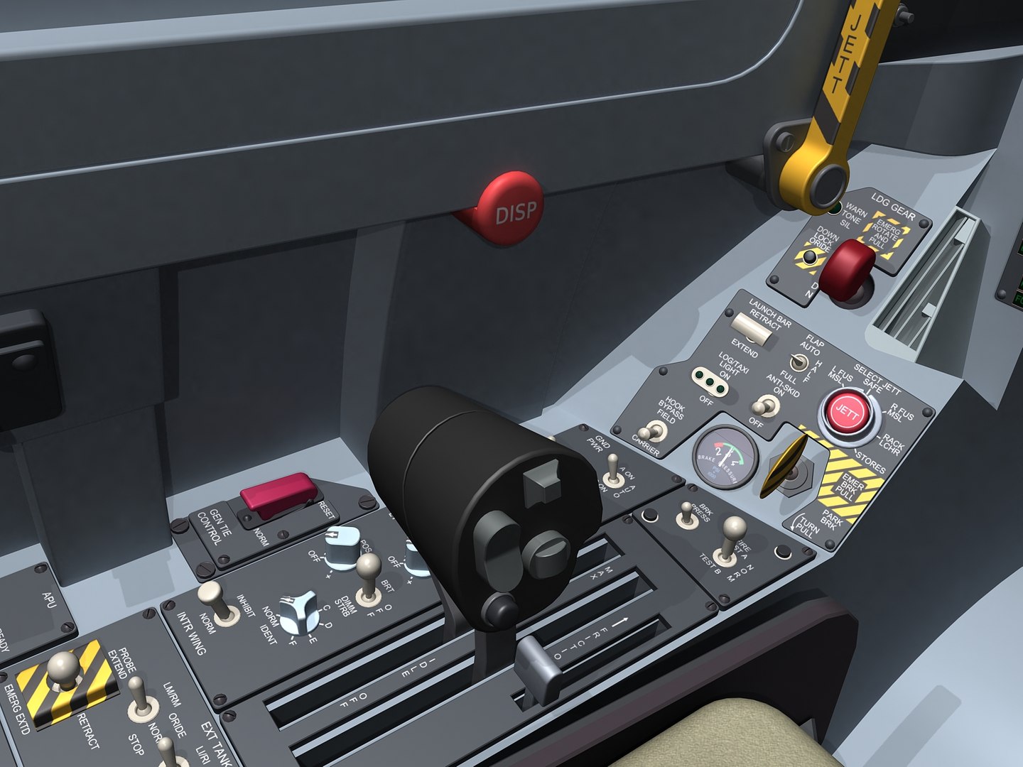 3d Super Hornet Cockpit Fuselage