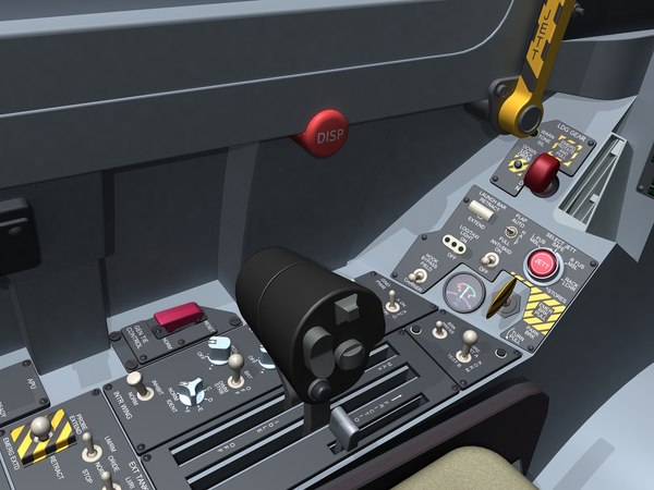 3d super hornet cockpit fuselage