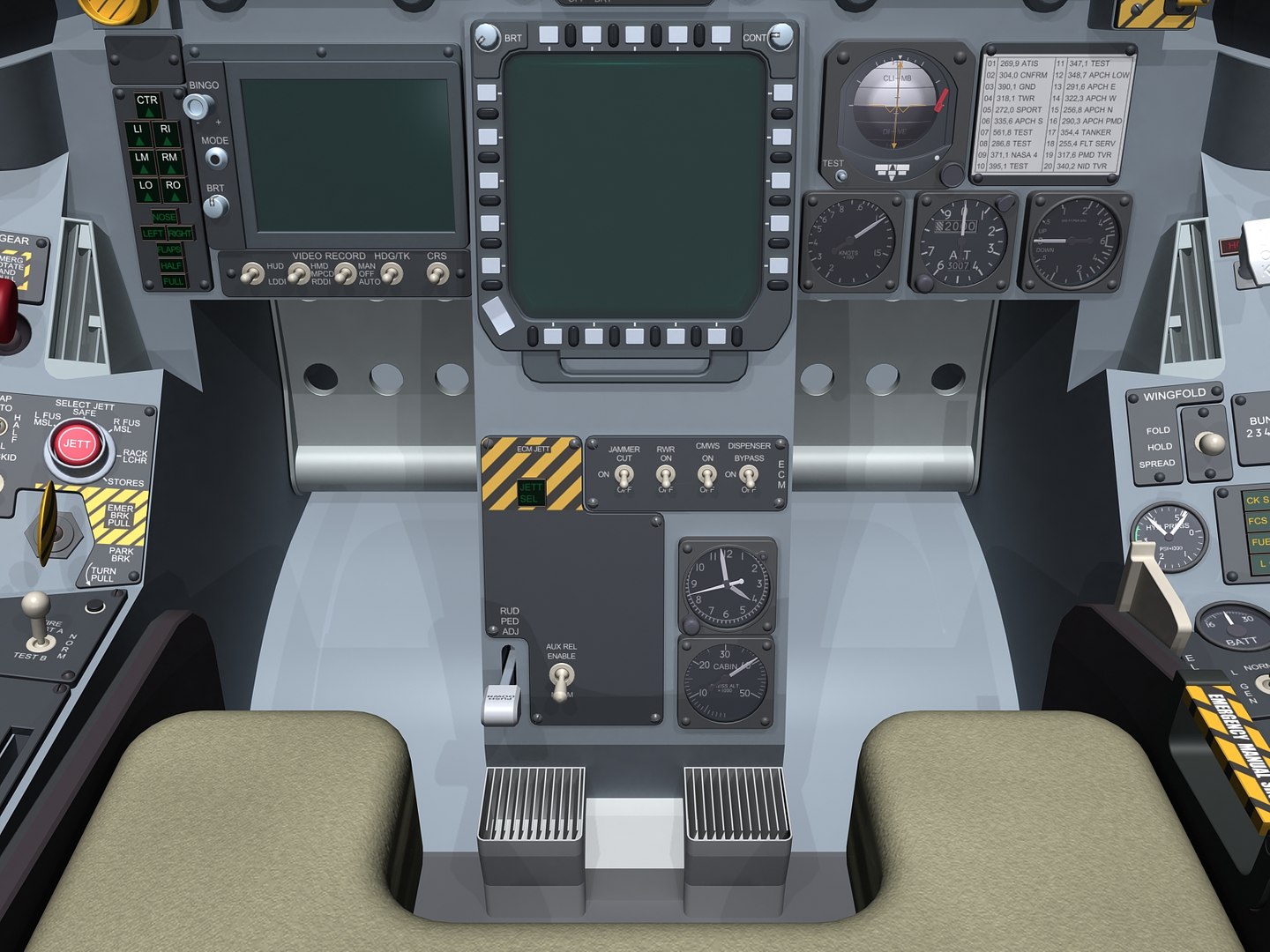 3d Super Hornet Cockpit Fuselage