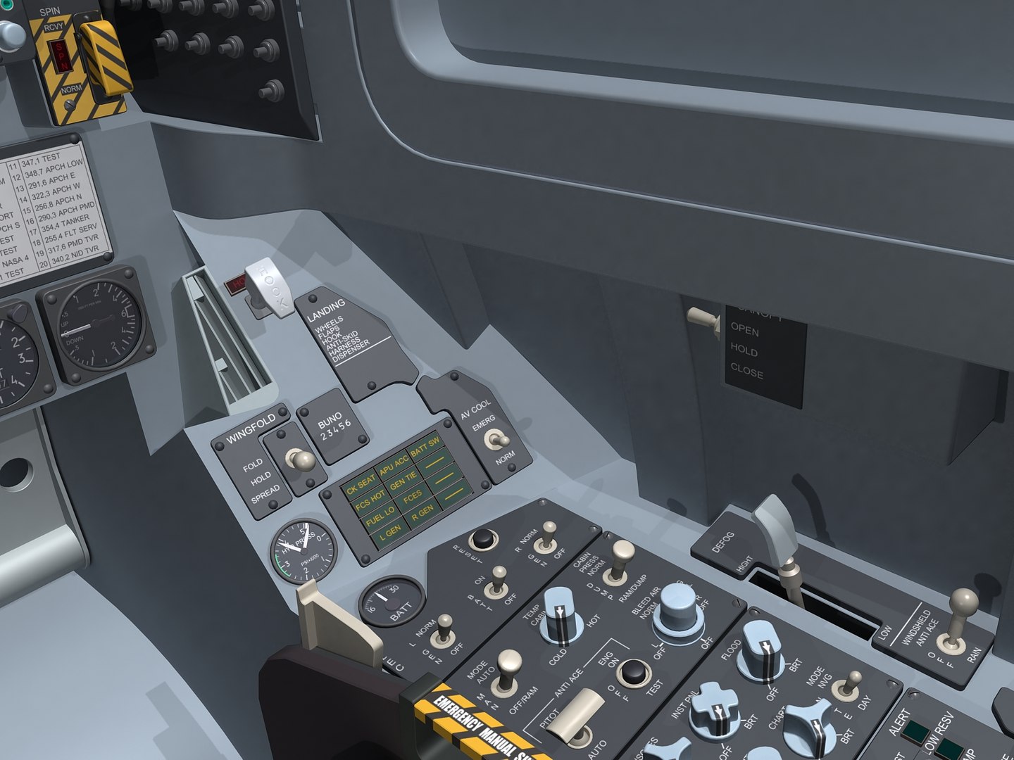 3d Super Hornet Cockpit Fuselage
