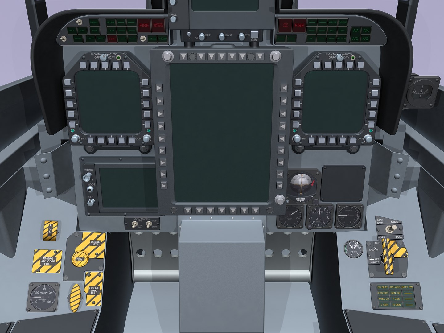3d Super Hornet Cockpit Fuselage
