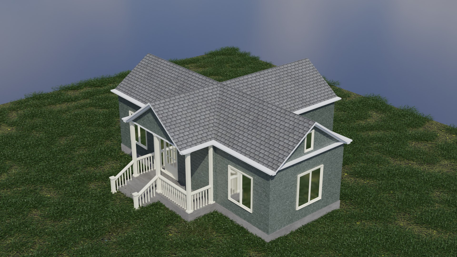 3D Simple House 005 Model - TurboSquid 2116188