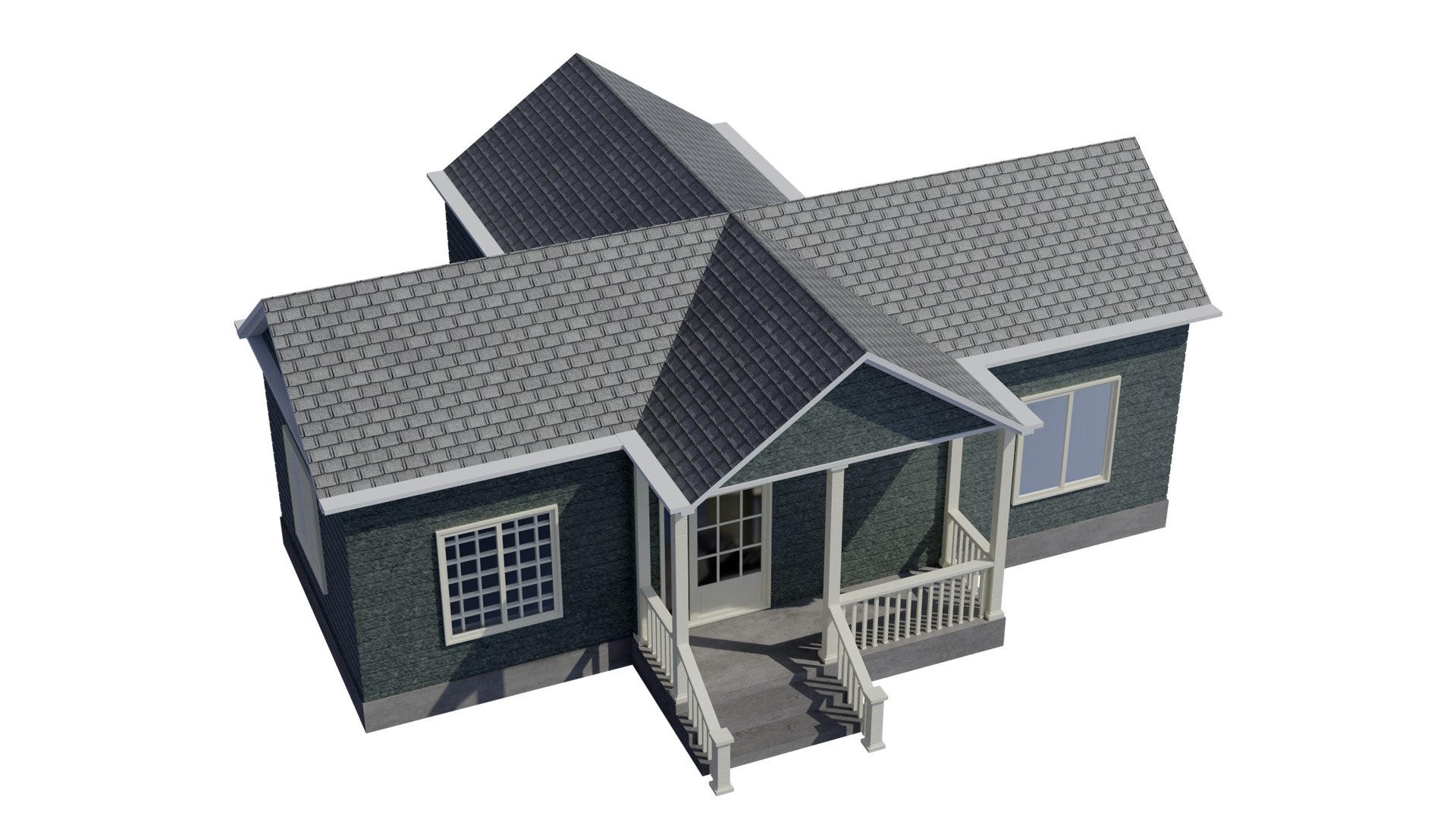 3D Simple House 005 Model - TurboSquid 2116188