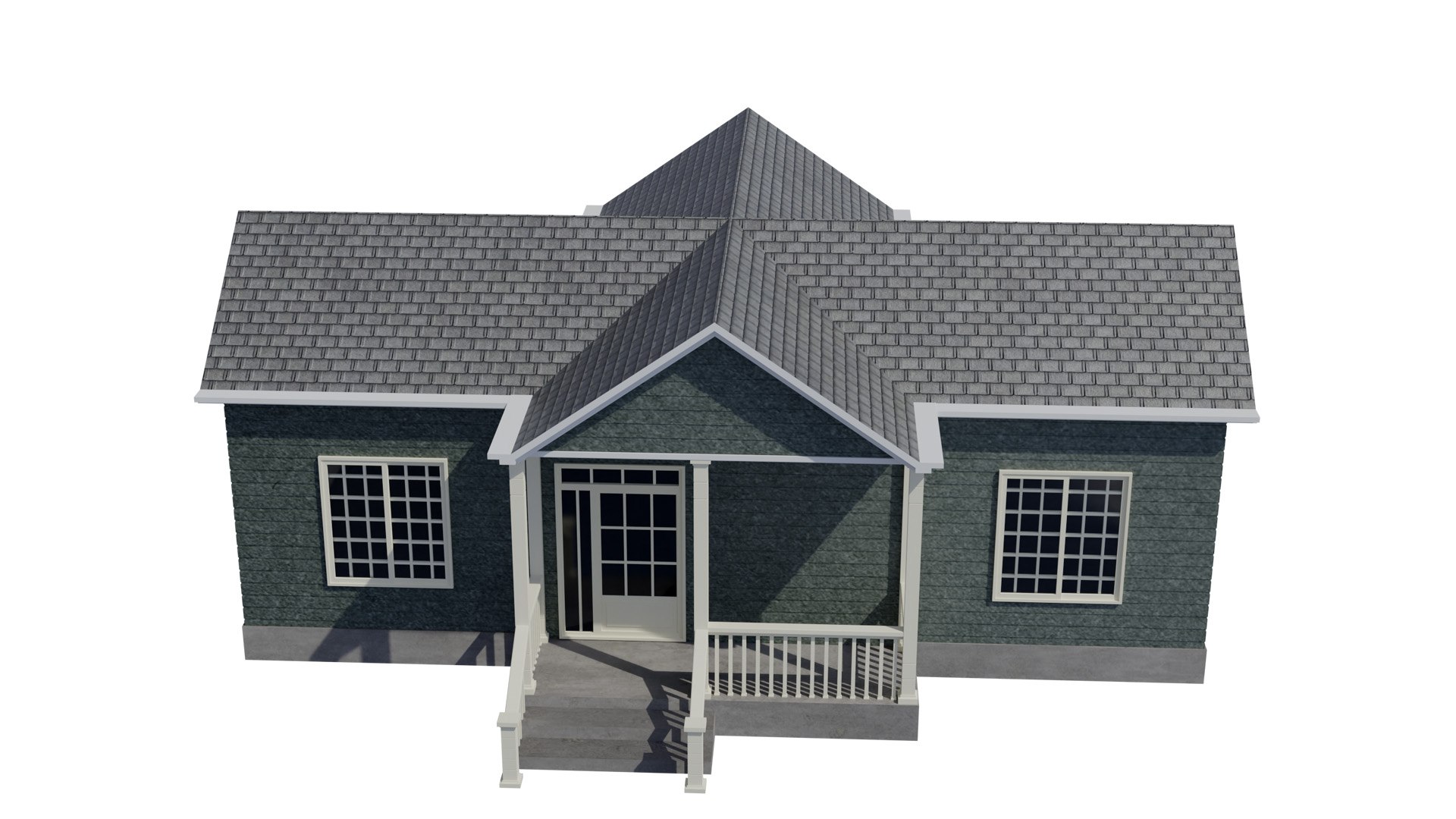 3D Simple House 005 Model - TurboSquid 2116188