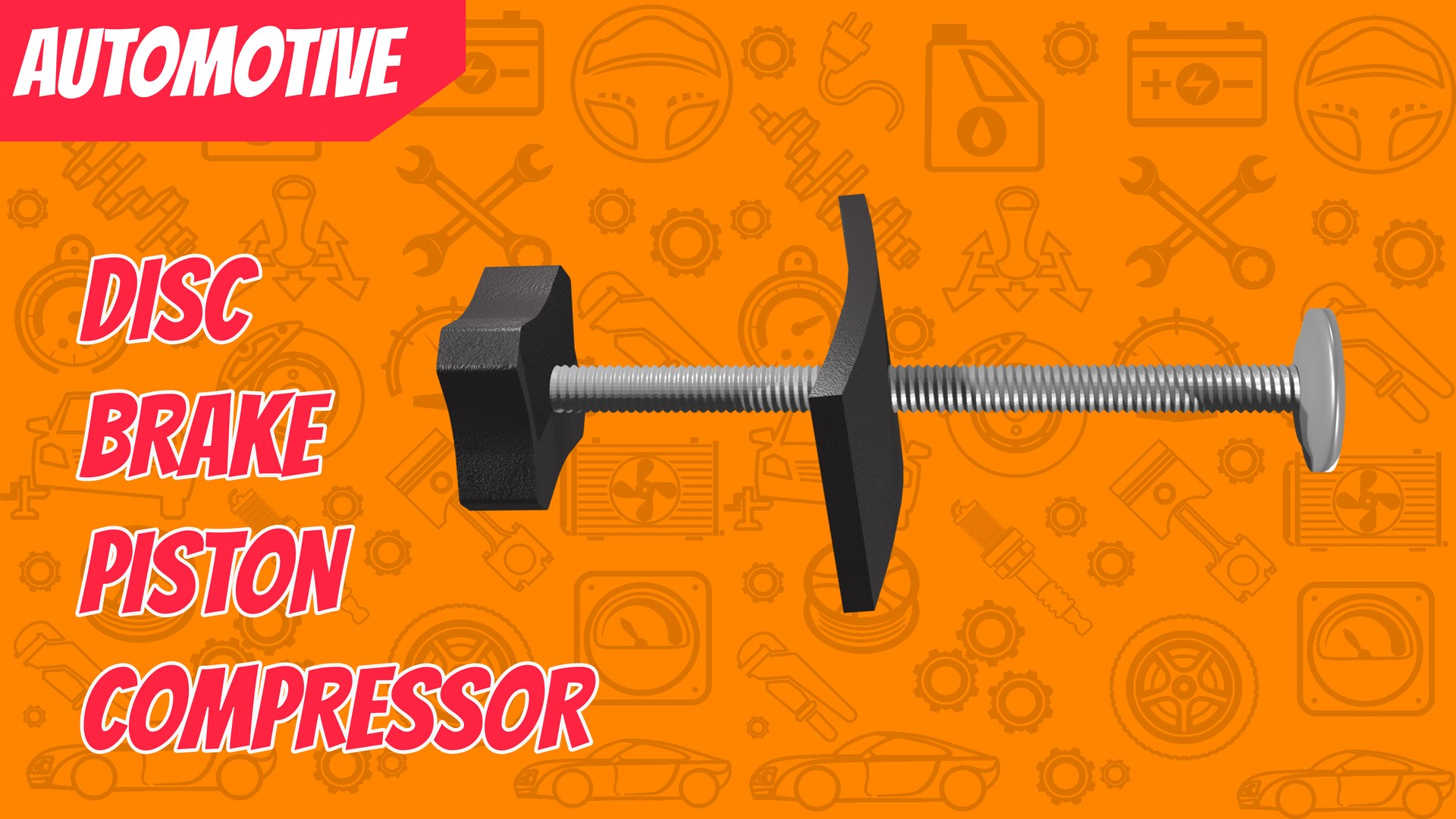 3D DISCK BREAKE PISTON COMPRESSOR 3D Model - TurboSquid 1796001