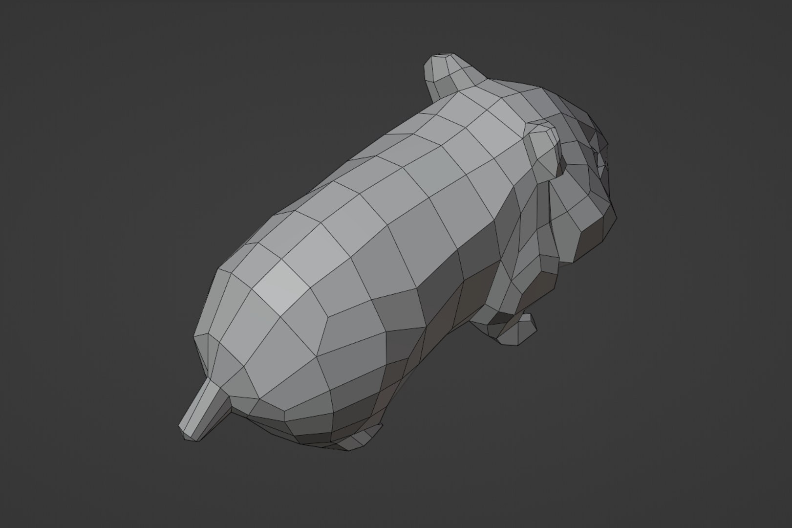 3D Lowpoly Stylized Hamster - TurboSquid 2191765