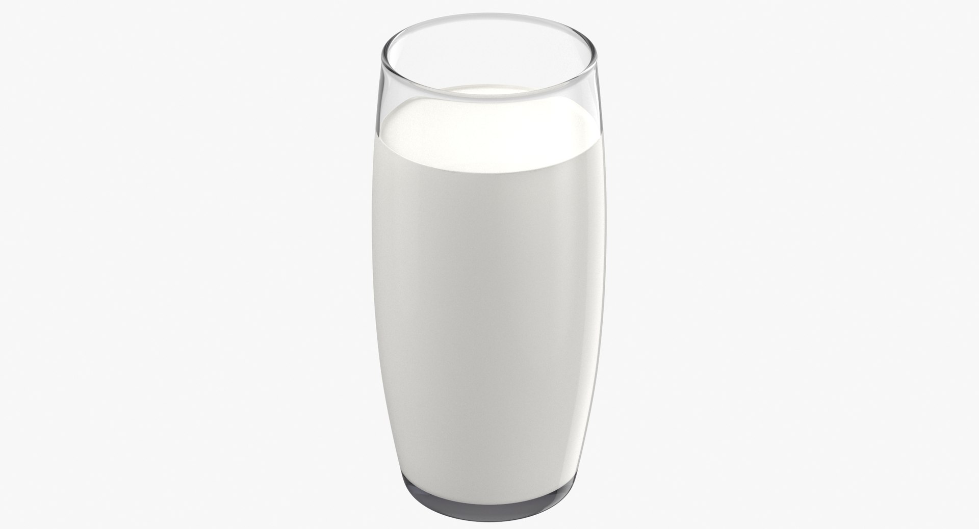 3D Glass Milk Model - TurboSquid 1436405
