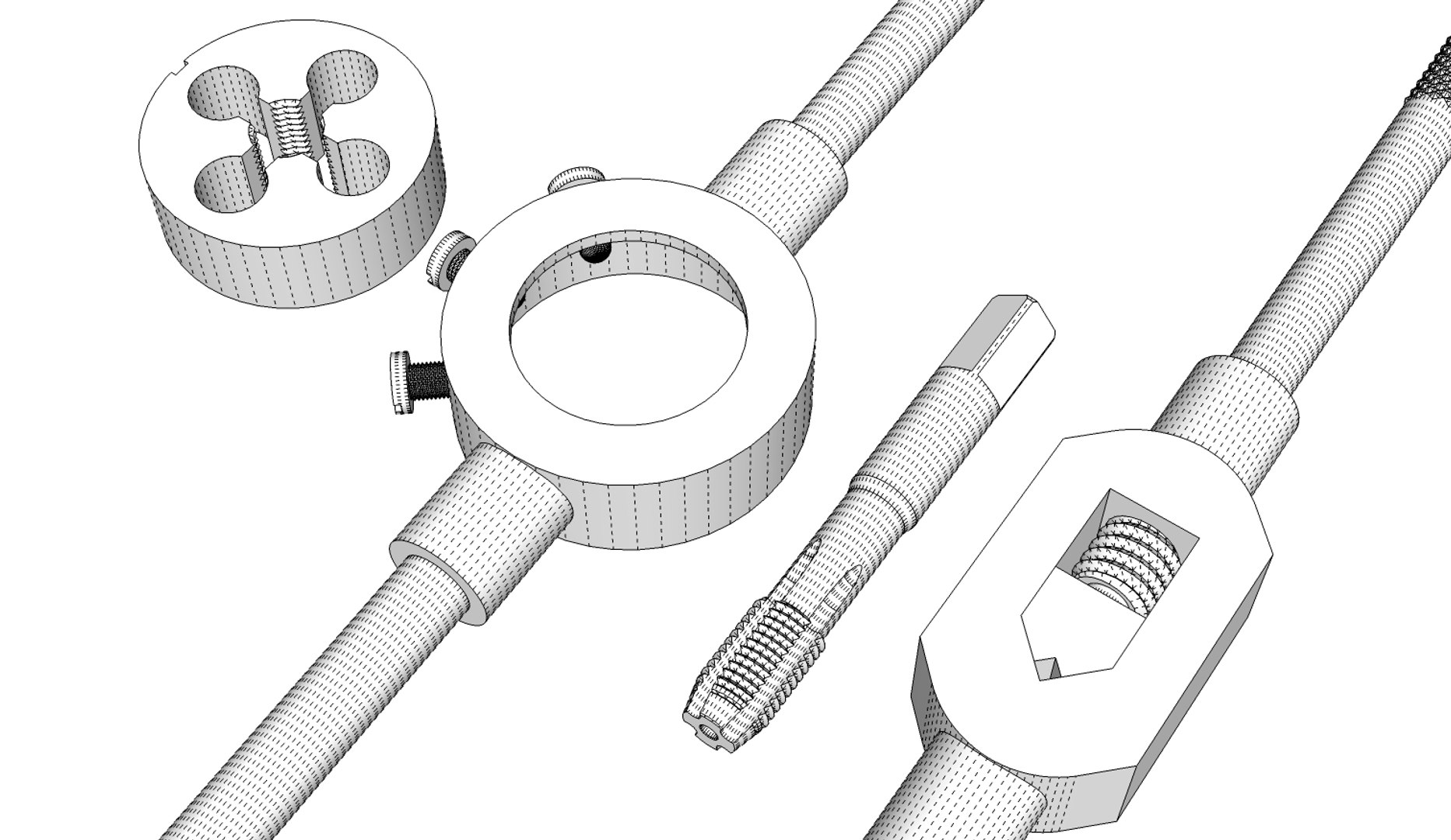 Tool Threading 3D Model - TurboSquid 1461415