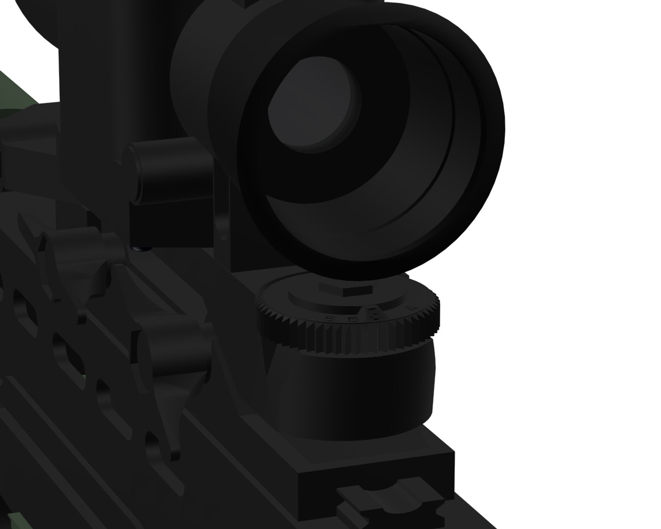 British Army L85-a2 Rifle Weapons 3d Model