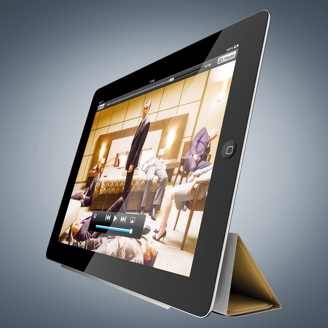 3d Realistic Apple Ipad