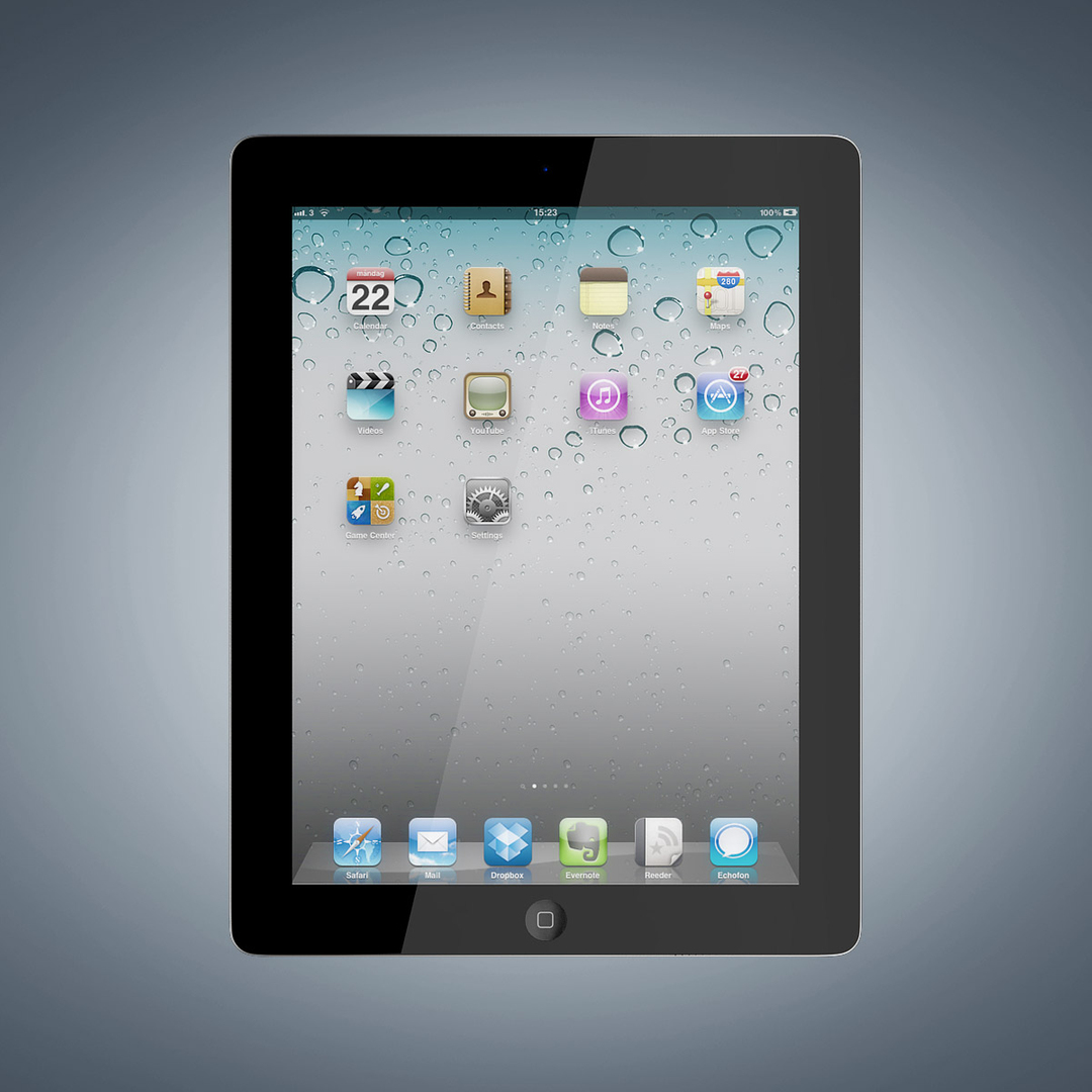 3d Realistic Apple Ipad