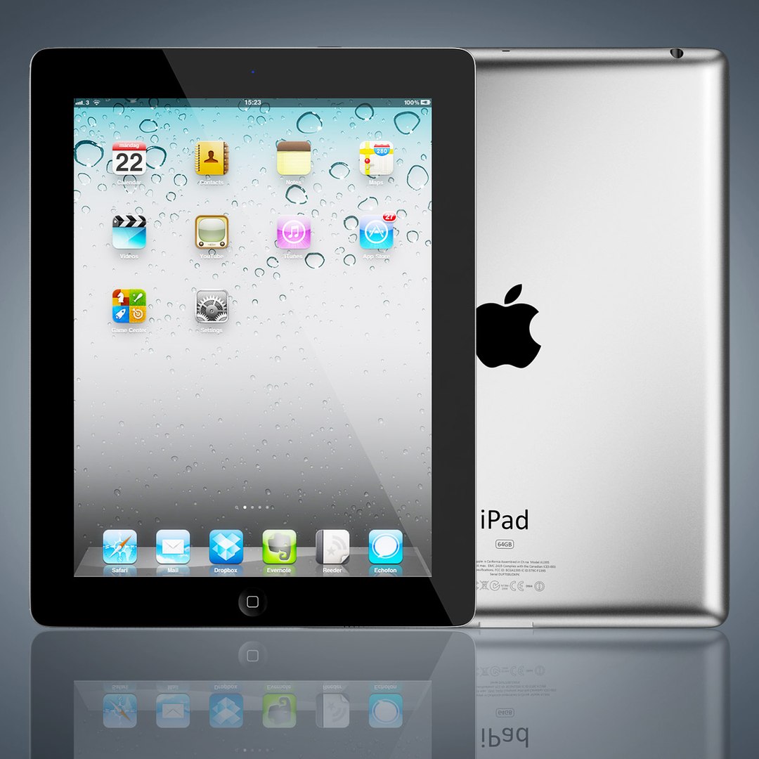 3d Realistic Apple Ipad