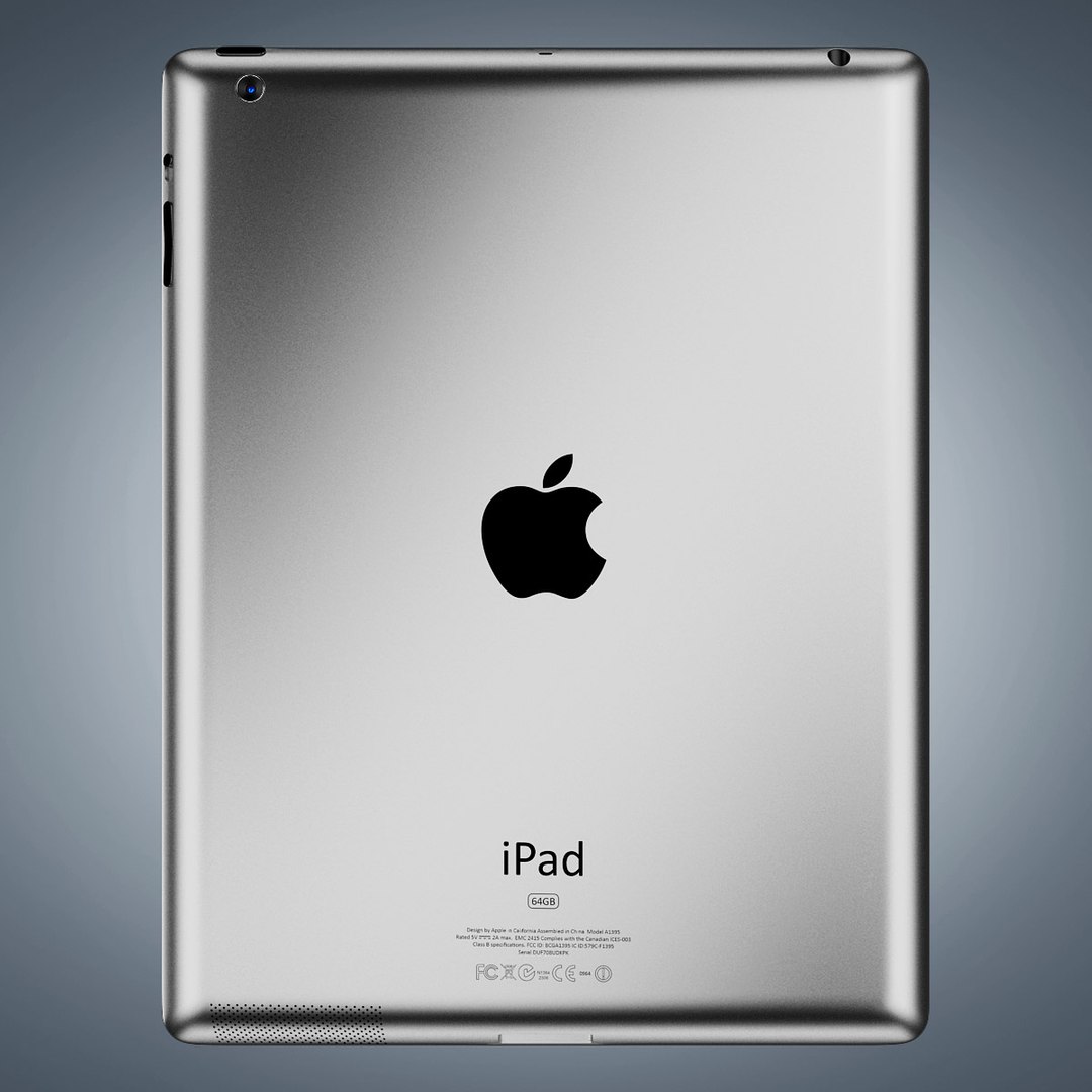 3d Realistic Apple Ipad