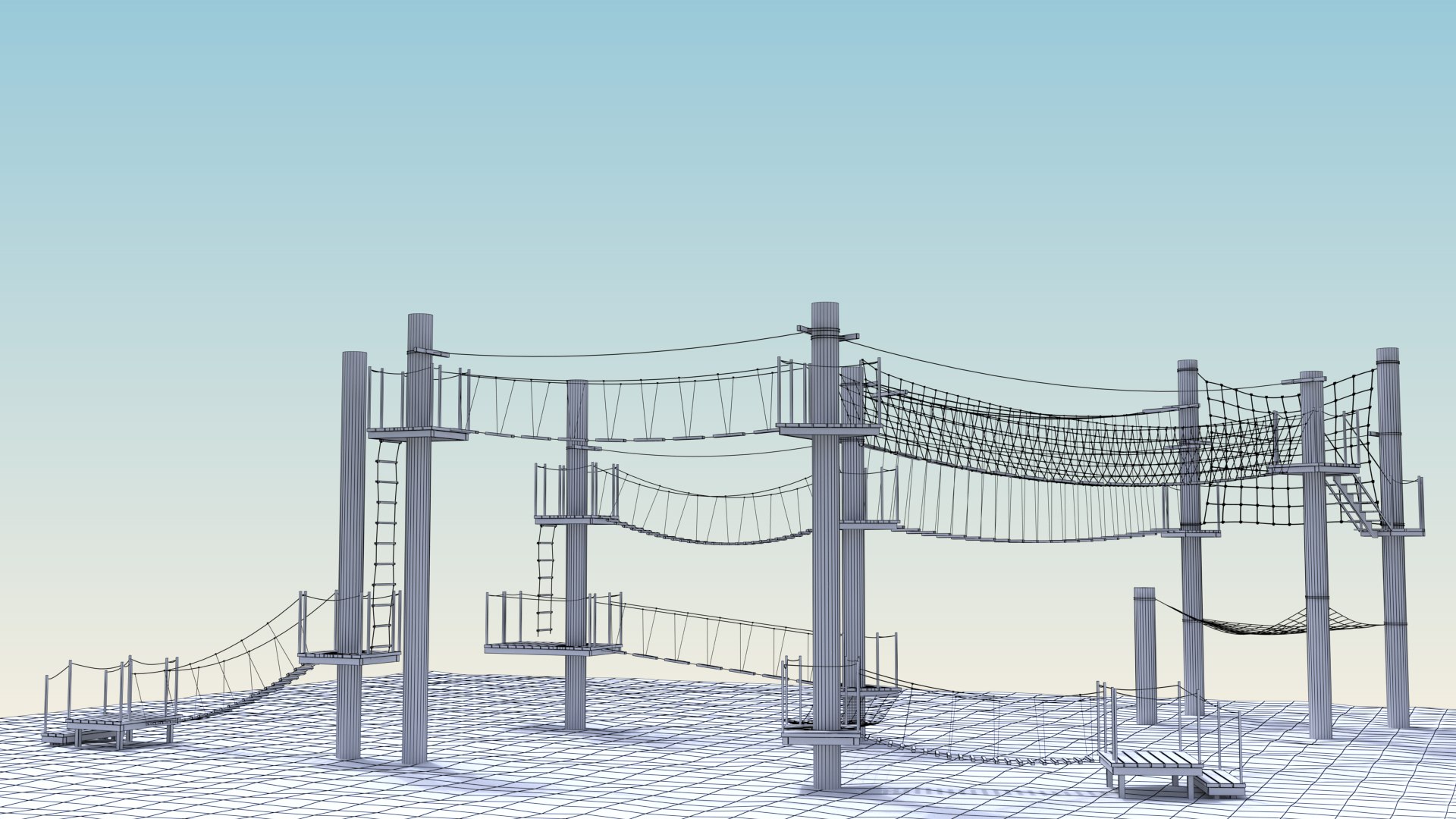 3D Model Adventure Park - TurboSquid 1526736