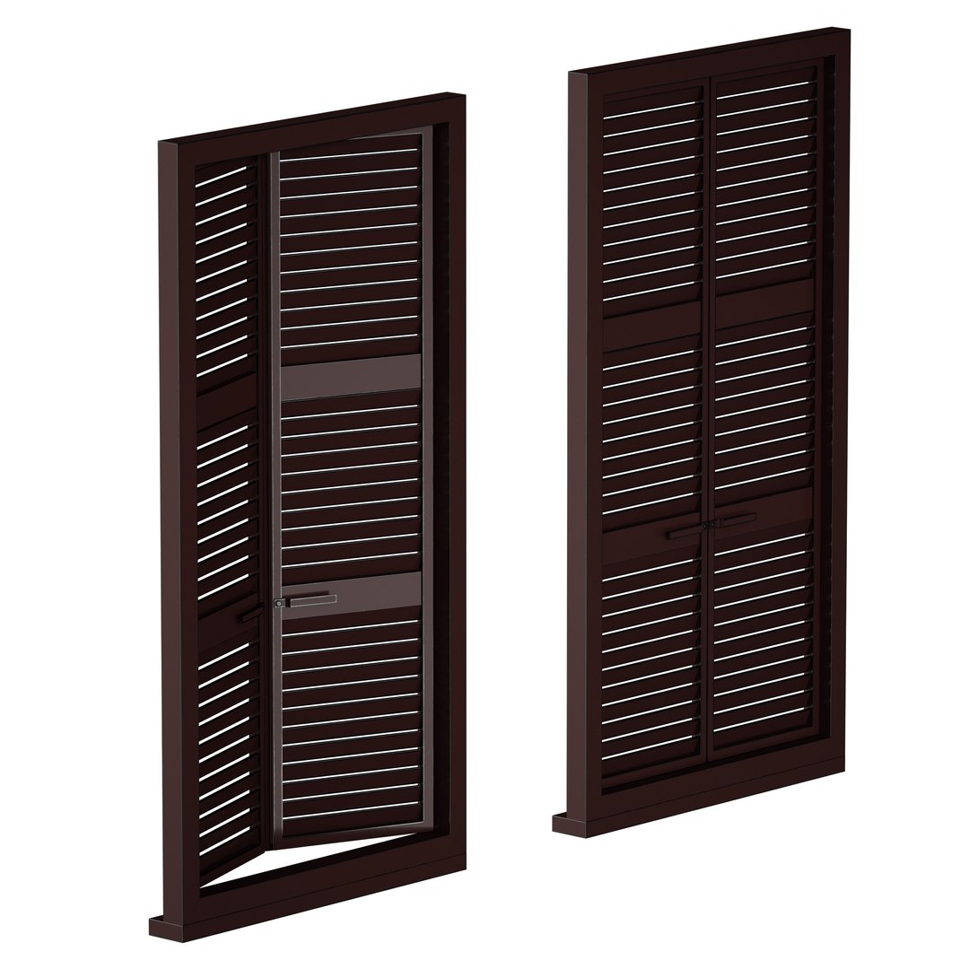 3D Model Metal Shutters And Blinds - TurboSquid 2251784