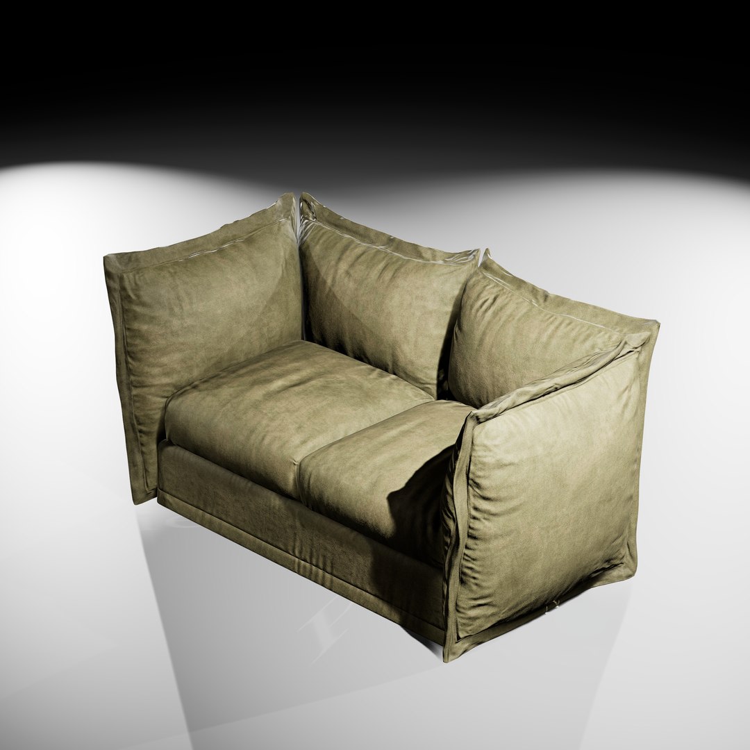 3D Model Moroso Cloudscape 2 Seater Sofa - TurboSquid 1755722