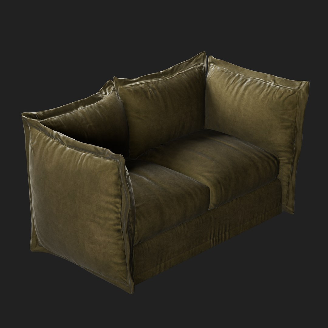 3D Model Moroso Cloudscape 2 Seater Sofa - TurboSquid 1755722