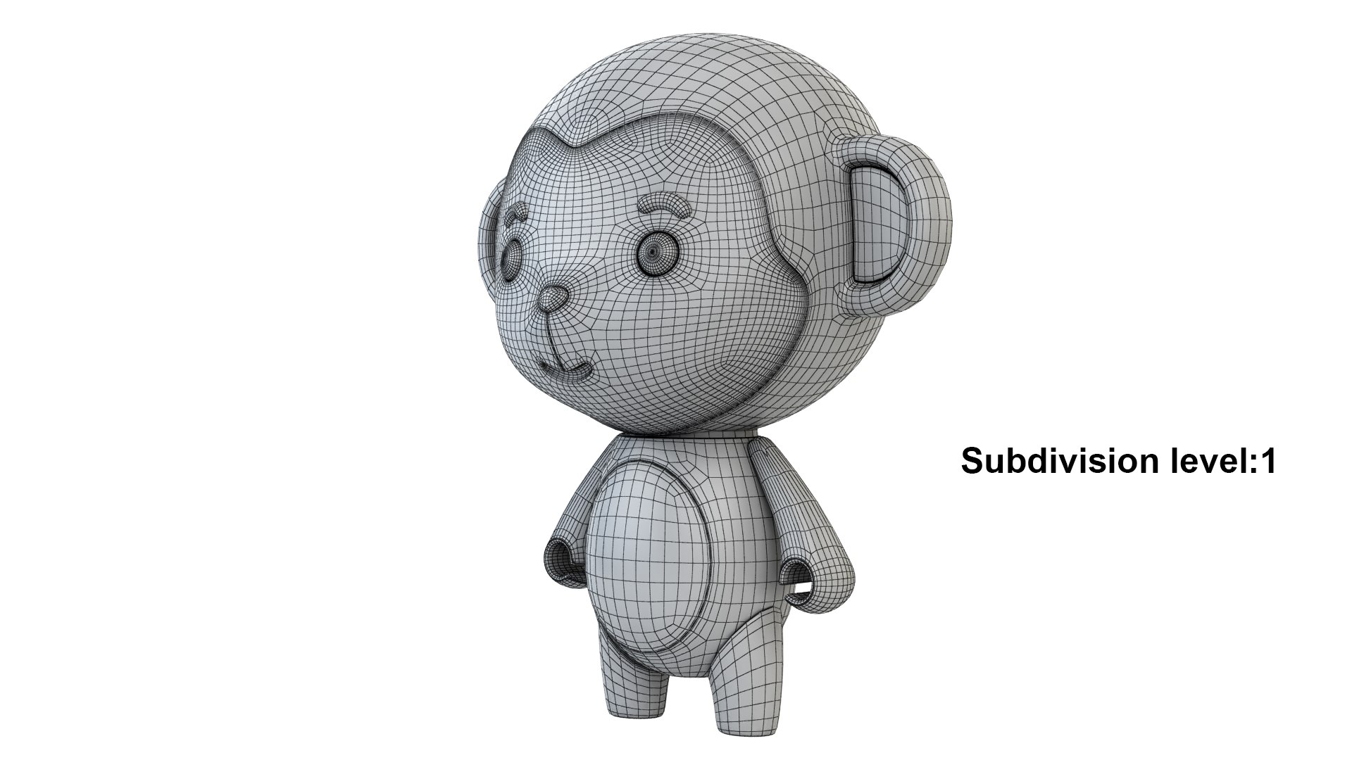 3D Monkey Toy Model - TurboSquid 1492559