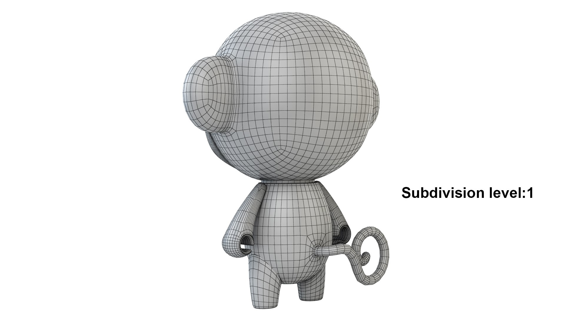 3D Monkey Toy Model - TurboSquid 1492559