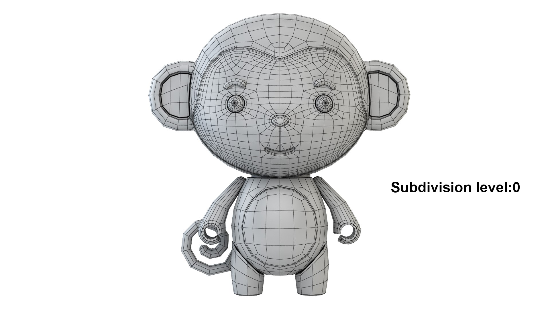 3D Monkey Toy Model - TurboSquid 1492559