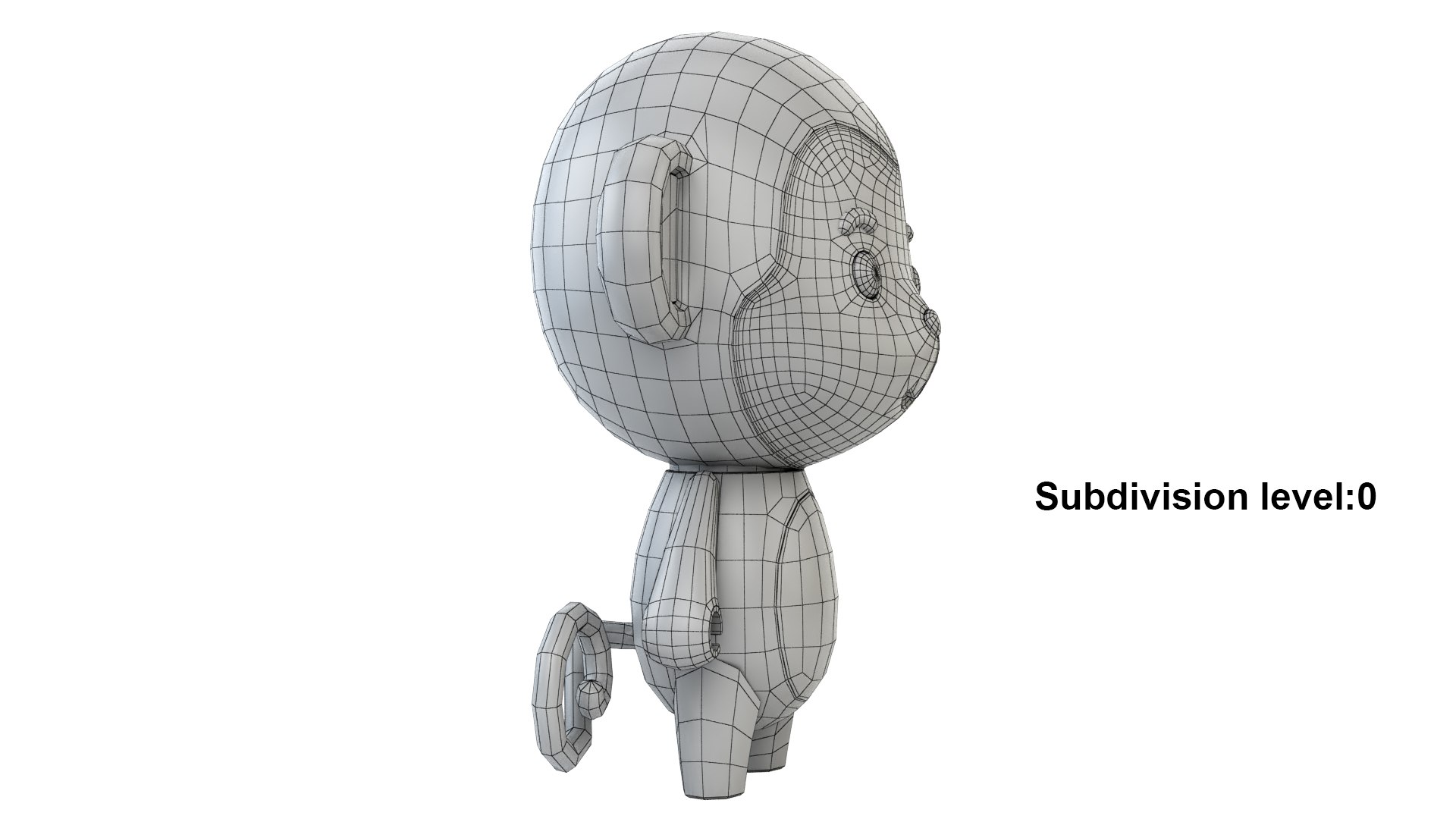 3D Monkey Toy Model - TurboSquid 1492559