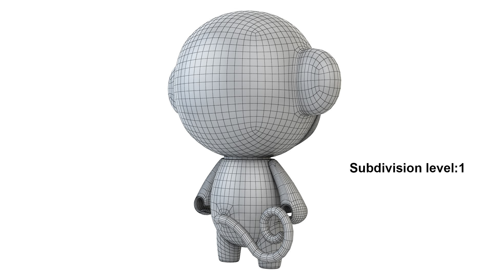 3D Monkey Toy Model - TurboSquid 1492559