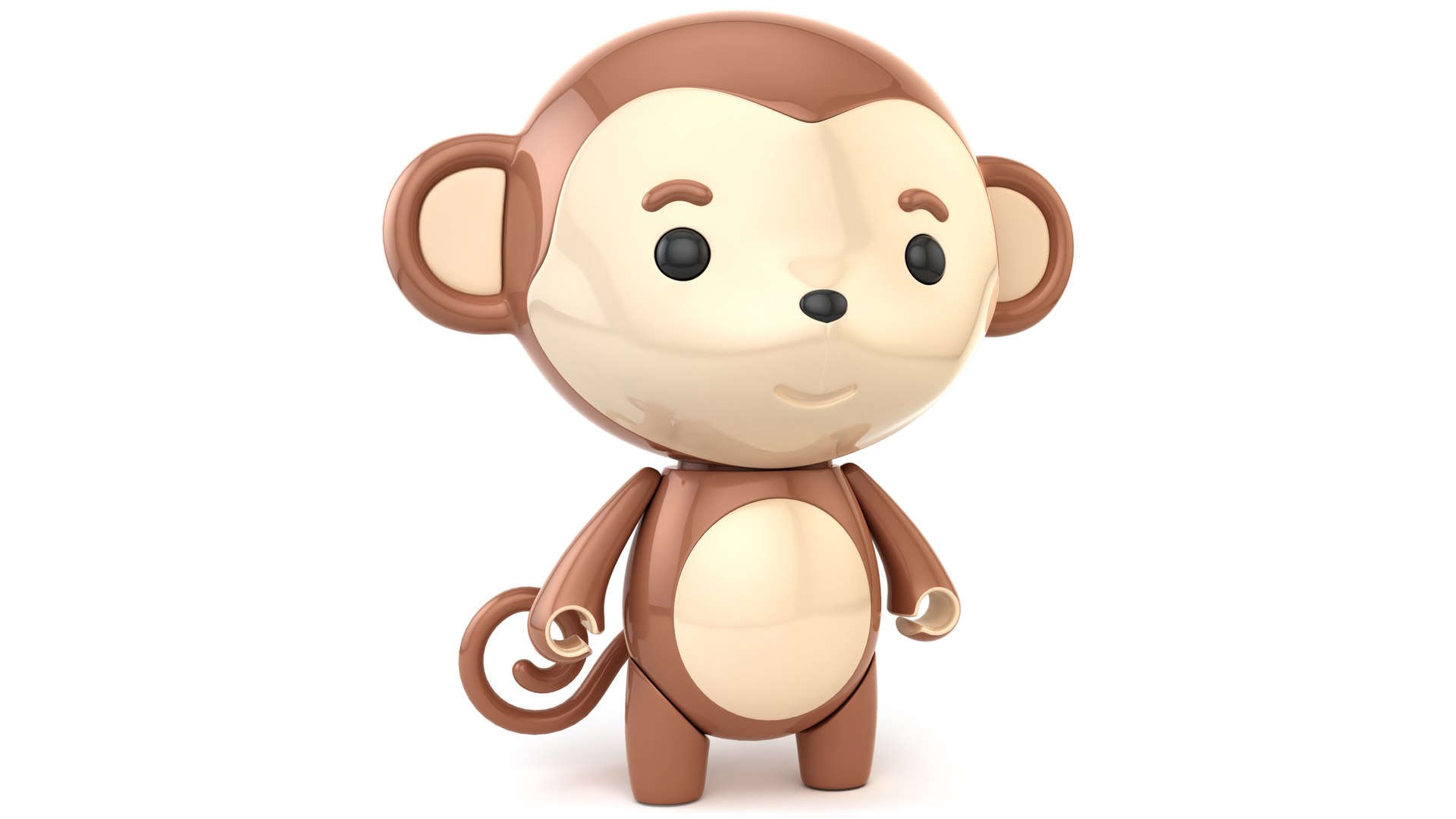 3D Monkey Toy Model - TurboSquid 1492559