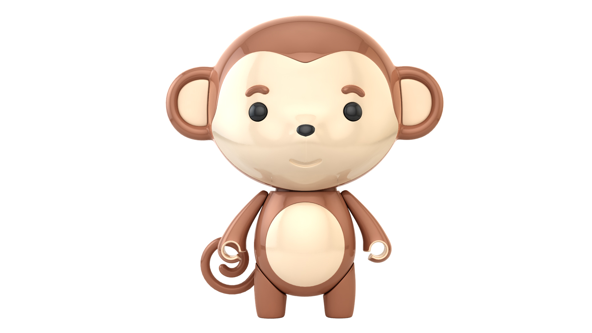 3D Monkey Toy Model - TurboSquid 1492559