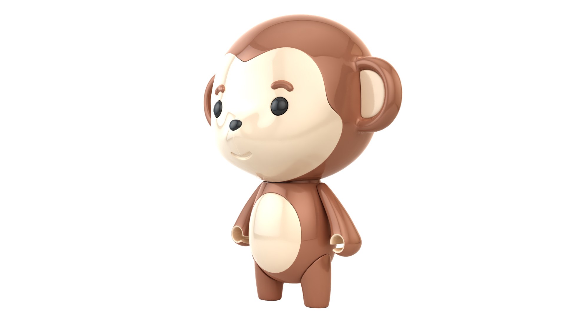 3D Monkey Toy Model - TurboSquid 1492559