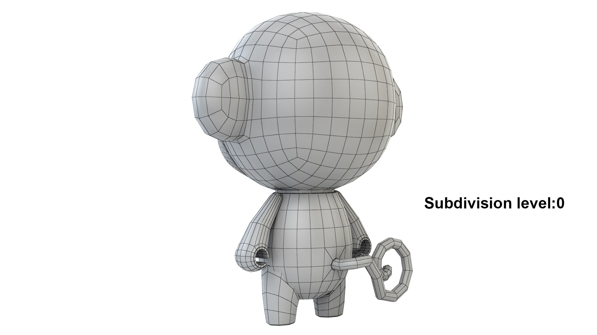 3D Monkey Toy Model - TurboSquid 1492559