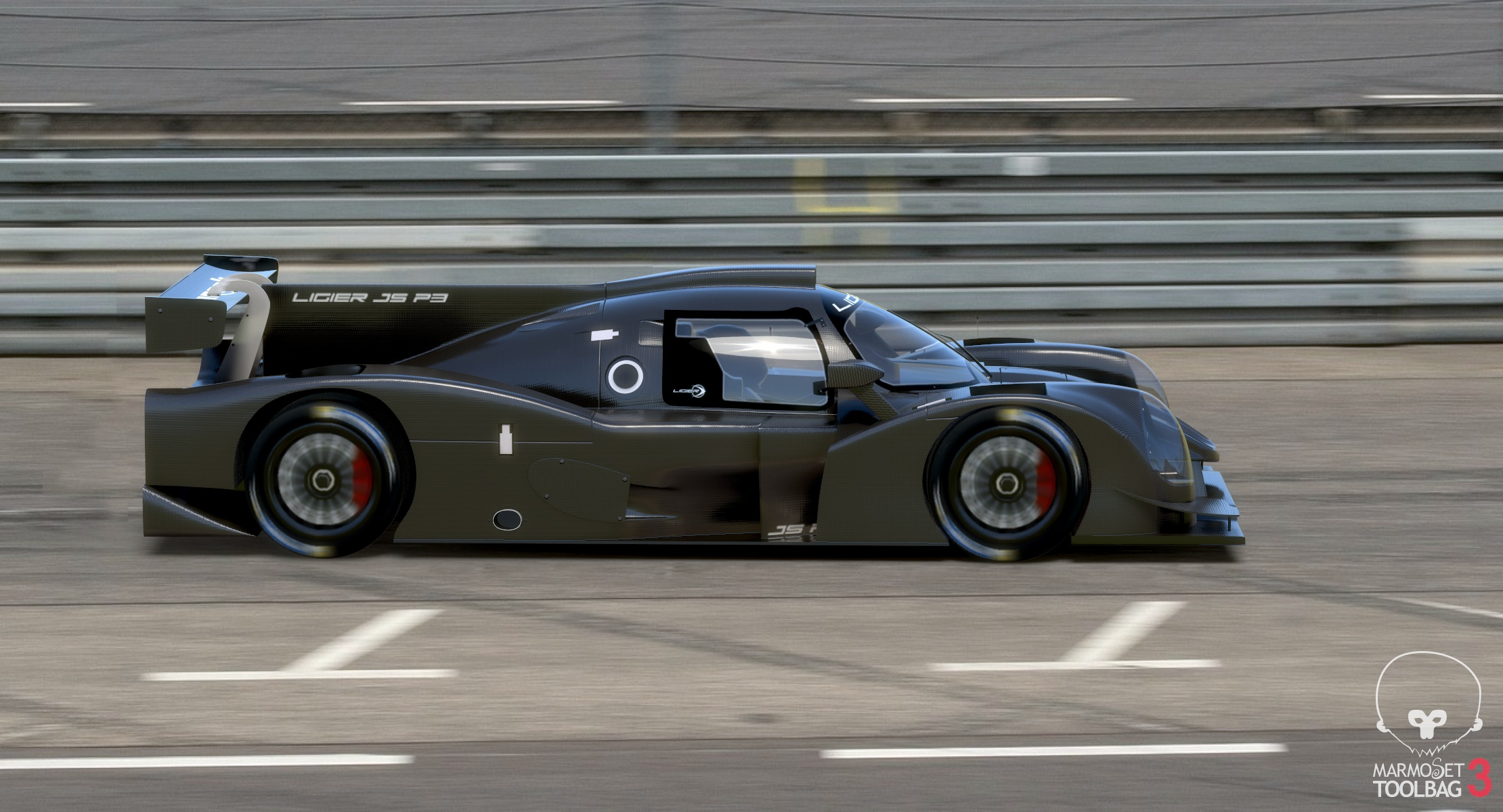Ligier js p3 race car 3D model - TurboSquid 1450174