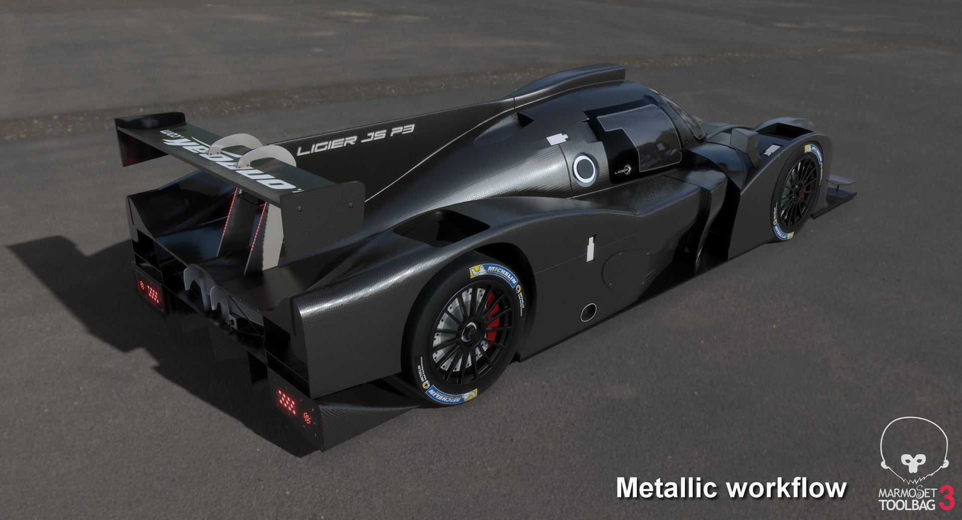 Ligier js p3 race car 3D model - TurboSquid 1450174