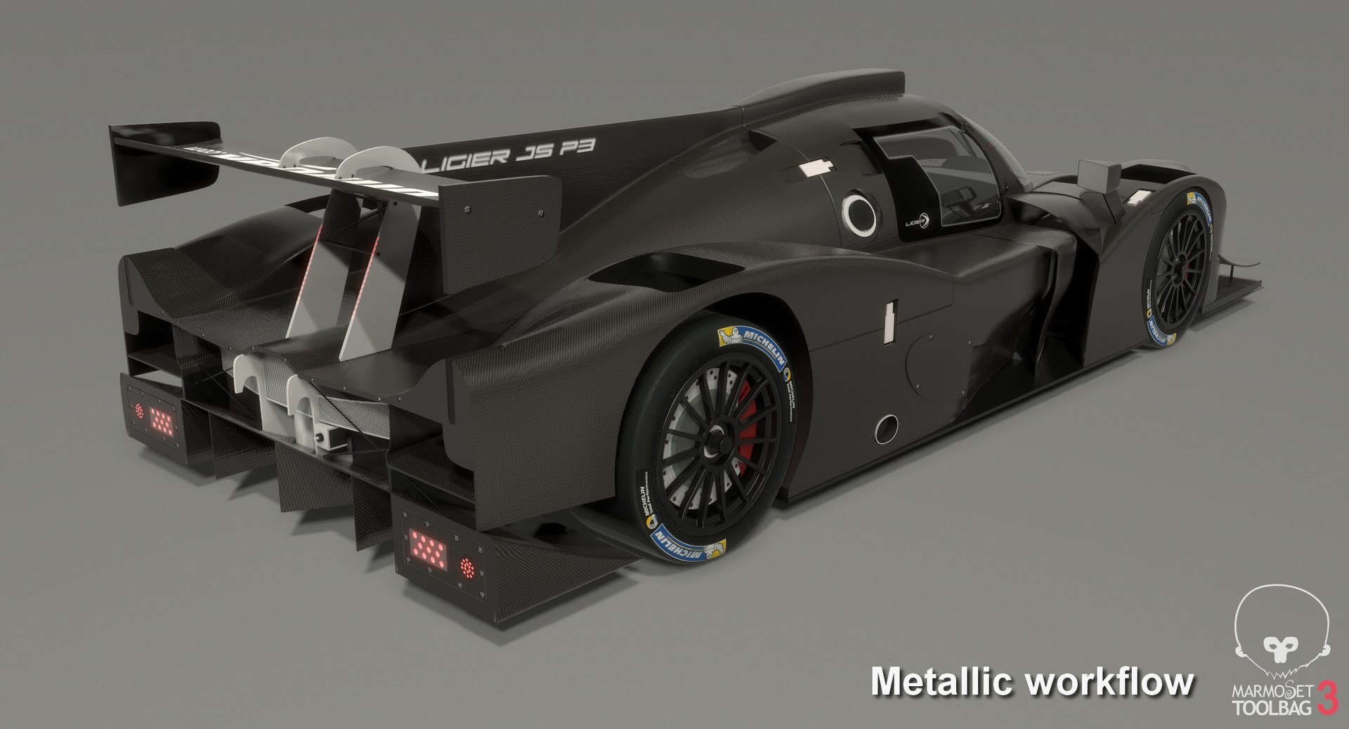 Ligier js p3 race car 3D model - TurboSquid 1450174