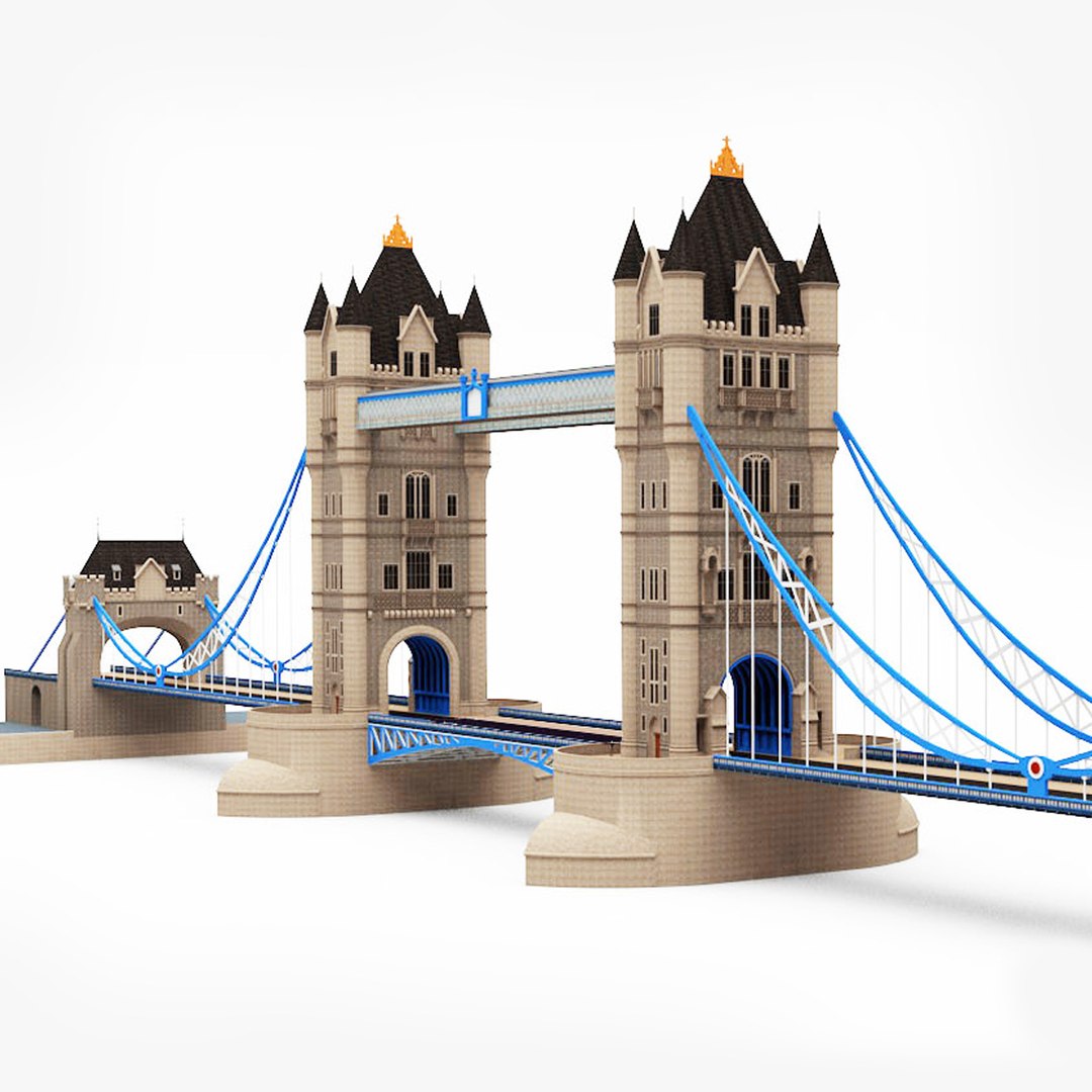 London Tower Bridge 3D model - TurboSquid 2001138