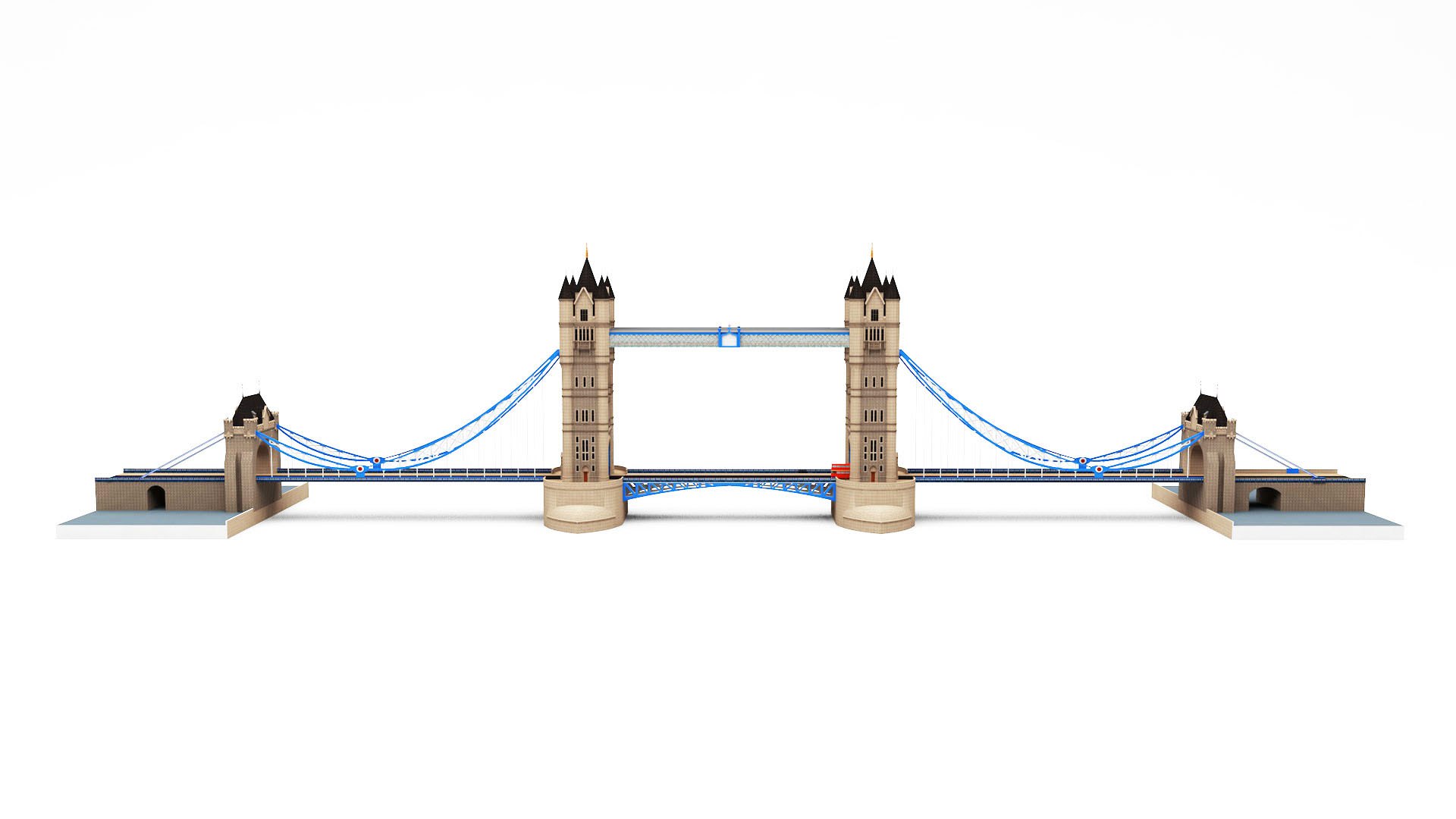 London Tower Bridge 3D Model - TurboSquid 2001138