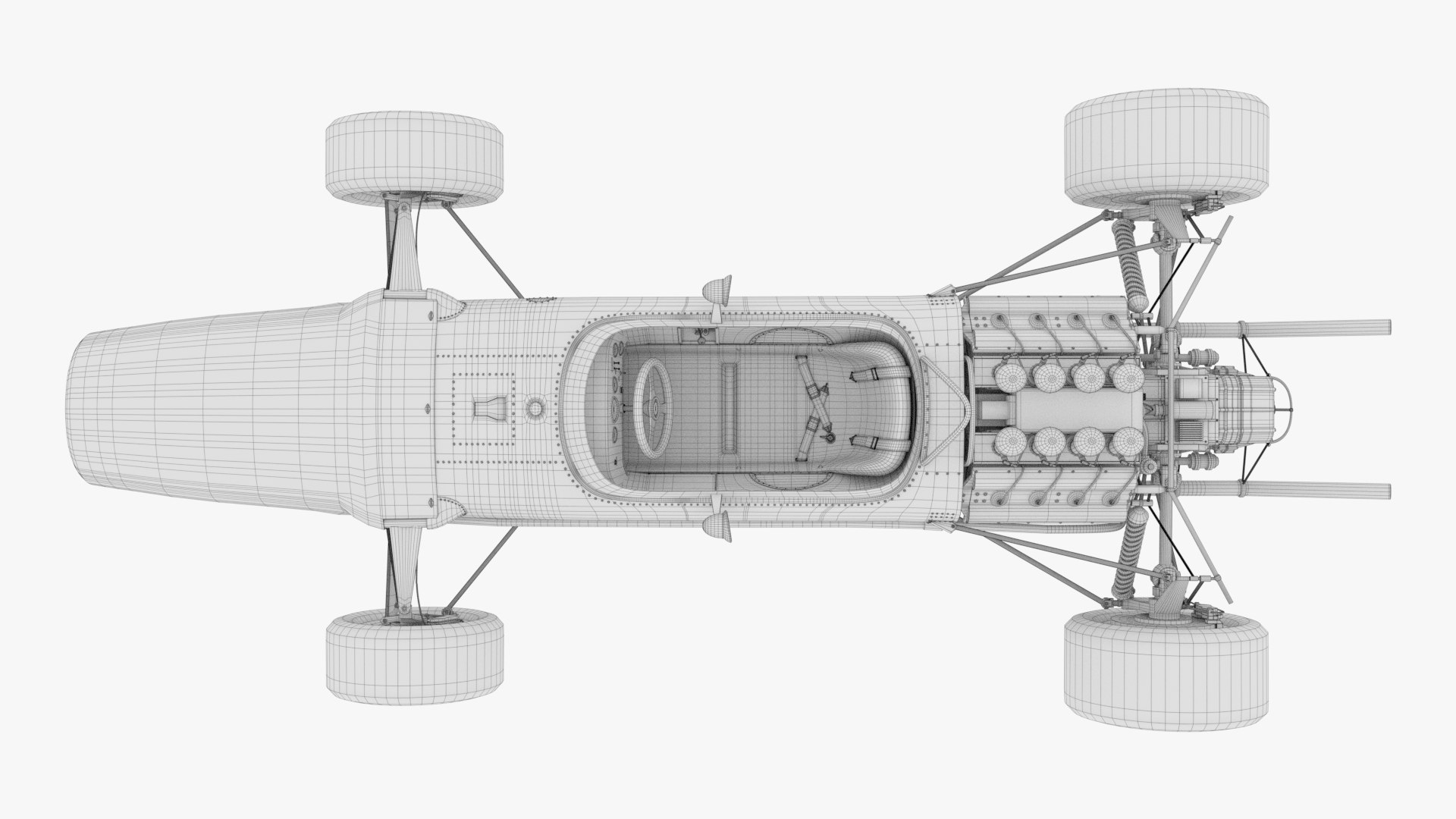 Lotus 49 Jim Clark 3D model - TurboSquid 1732390