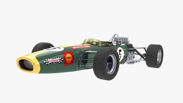 Lotus 49 Jim Clark 3D model - TurboSquid 1732390