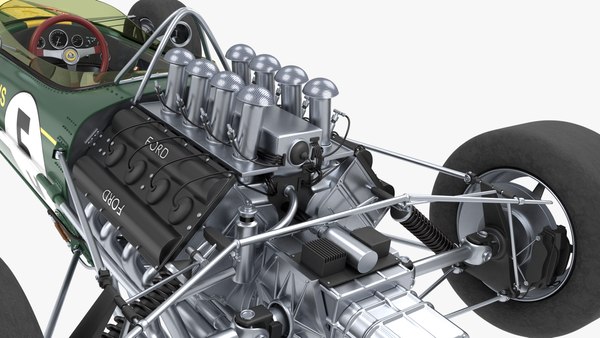 Lotus 49 Jim Clark 3D model - TurboSquid 1732390