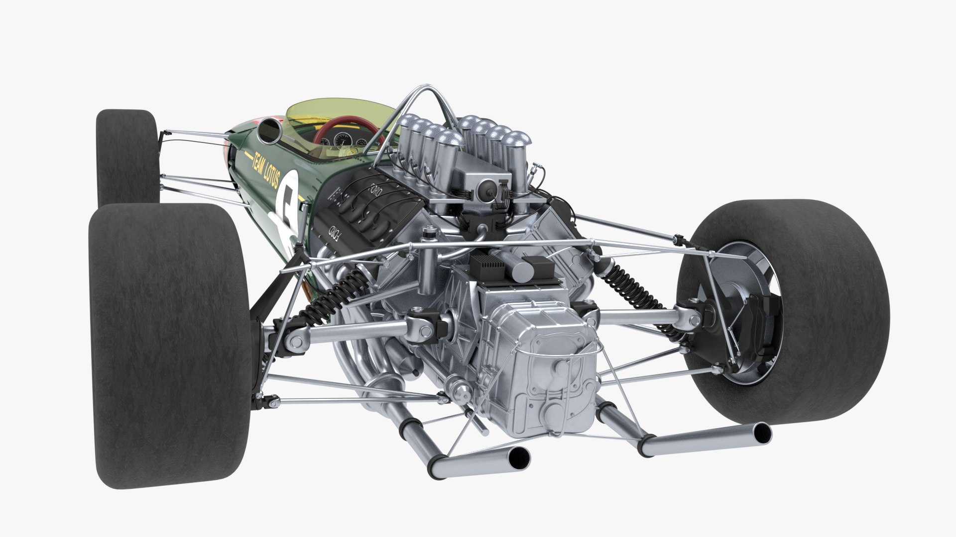 Lotus 49 Jim Clark 3D Model - TurboSquid 1732390