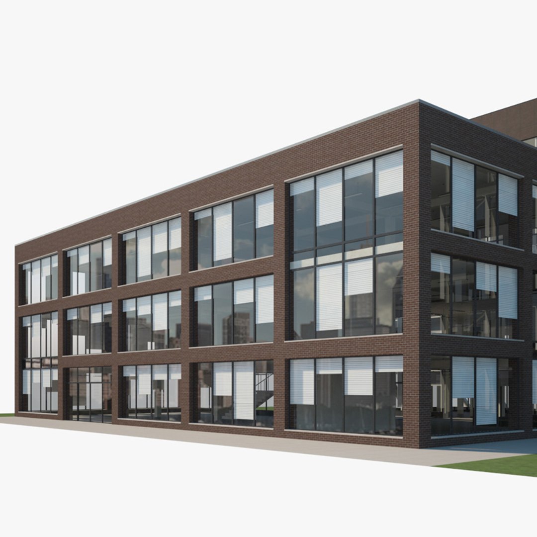 3D office building - TurboSquid 1714004