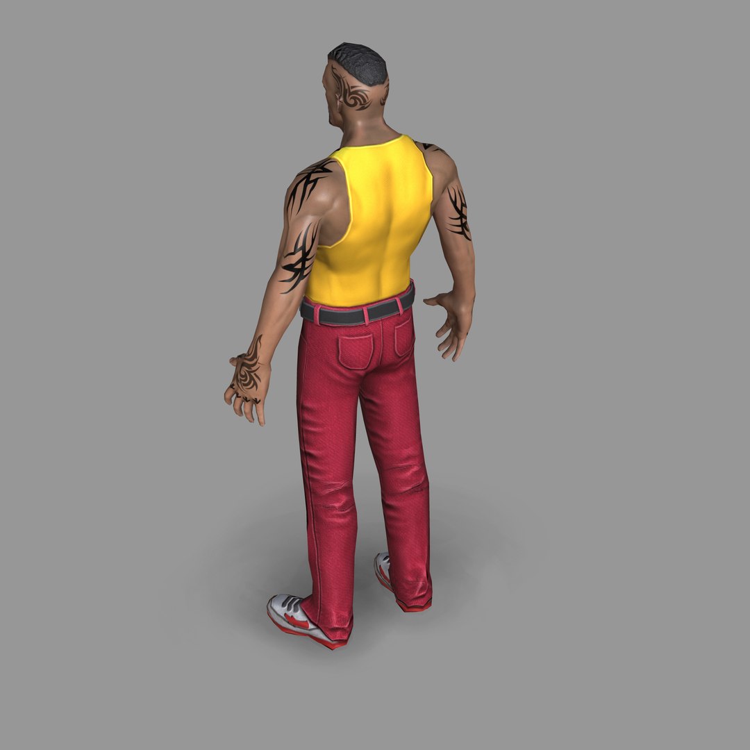 3D Thug Soldier - TurboSquid 1292759