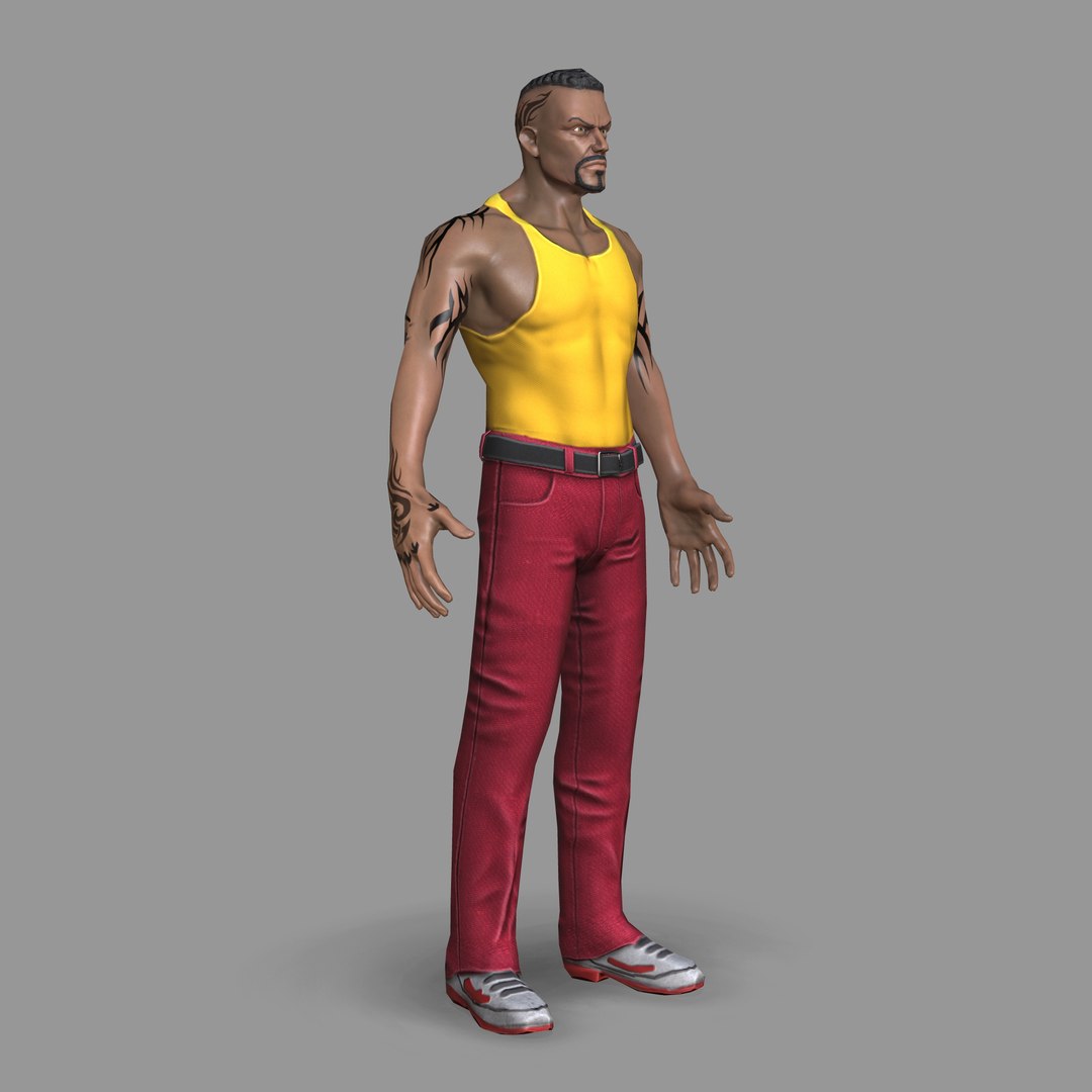 3D Thug Soldier - TurboSquid 1292759